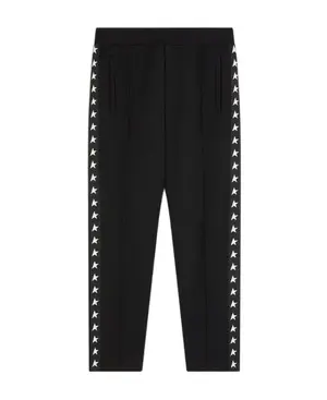 GOLDEN GOOSE Star Tape Sweatpants - Black