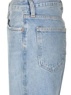 AGOLDE High Waisted Straight Leg Jeans - Blue