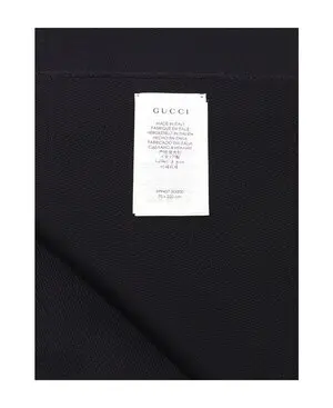 Gucci Logo Star Print Scarf