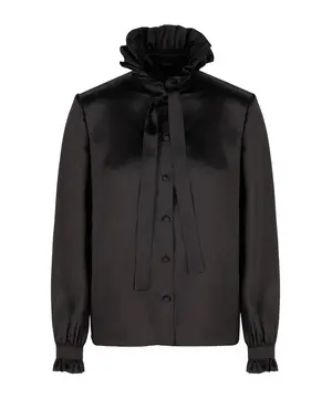 Gucci Long-sleeve Shirt With Bow Detail