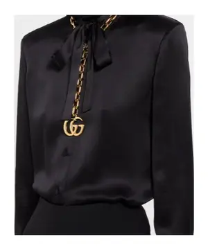 Gucci Long-sleeve Shirt With Bow Detail
