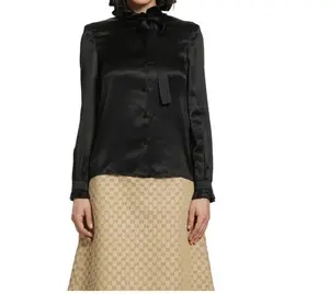 Gucci Long-sleeve Shirt With Bow Detail