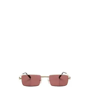 Cartier Rectangular Frame Sunglasses - Golden