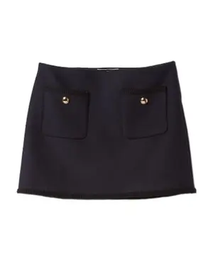 Miu Miu Zipped Mini Skirt