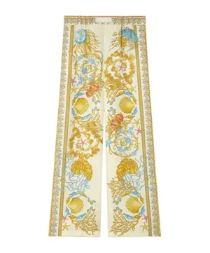 Versace Barocco Printed Trousers - Multicolor  Gold