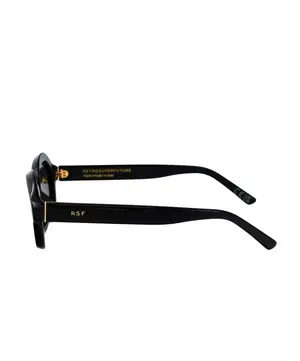 RETROSUPERFUTURE Geometric Oval Sunglasses - Black