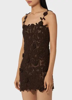 Blumarine Floral Corset Mini Dress