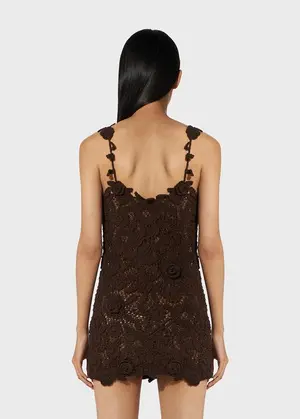 Blumarine Floral Corset Mini Dress
