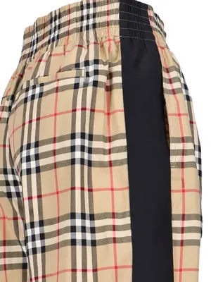 Burberry Louanne Checked Trousers - Brown
