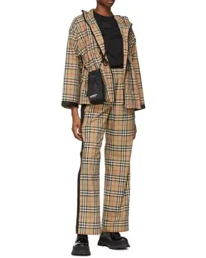 Burberry Louanne Checked Trousers - Brown