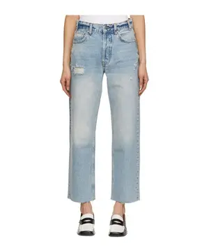 ANINE BING Gavin Mid-rise Boyfriend Jeans