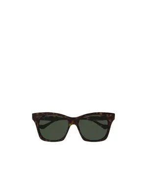 Gucci Rectangular Frame Sunglasses - Black