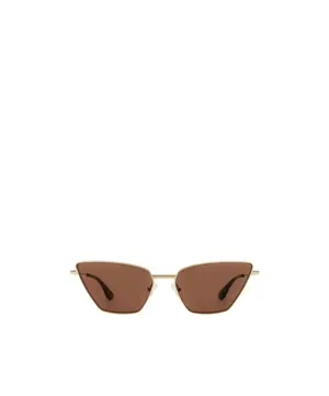 Alexander McQueen Alexander McQueen Cat Eye Frame Sunglasses Brown