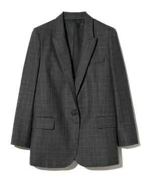 NILI LOTAN Checked Blazer