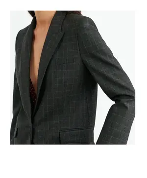 NILI LOTAN Checked Blazer