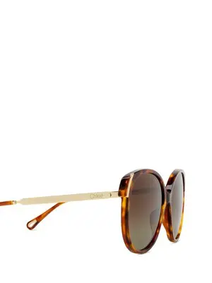 Chloé Oval Frame Sunglasses
