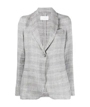 Fabiana Filippi Single-breasted Checked Jacket