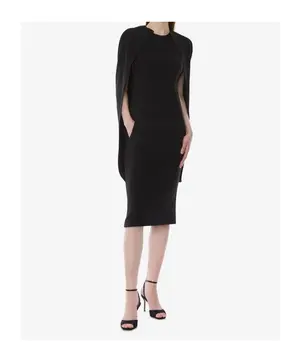 Alberta Ferretti Cape Dress