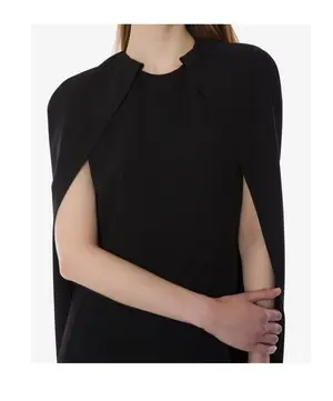 Alberta Ferretti Cape Dress