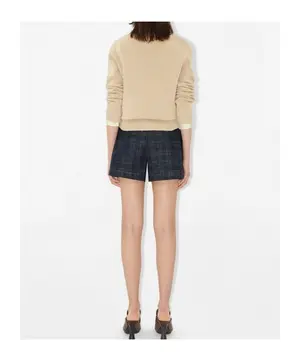 Burberry Logo Intarsia-knit Crewneck Jumper - Nutmeg