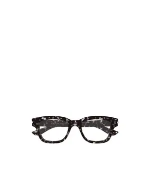 Alexander McQueen Rectangular Frame Eyeglasses - Black