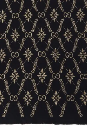 Gucci Navy Blue Scarf