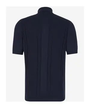 Brunello Cucinelli Short Sleeved Open-knitted Polo Shirt