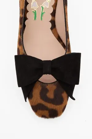 Valentino Garavani Leopard-print Calf Hair Pumps With Suede Trim