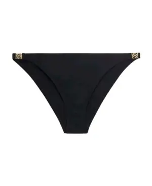 Loewe Anagram Bikini Bottom In Technical Jersey - Black
