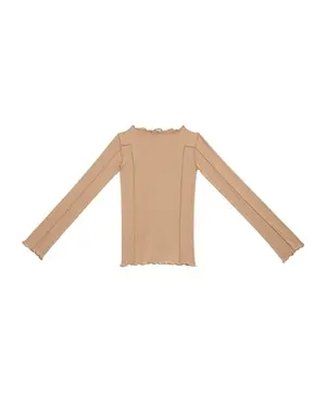 Baserange Contrast Stitching Tops