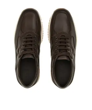 Hogan Interactive Lace-up Sneakers - Brown