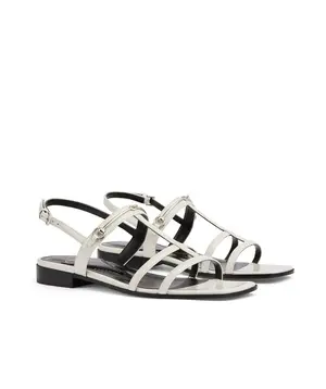 Gucci Horsebit Flat Leather Sandals