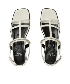 Gucci Horsebit Flat Leather Sandals