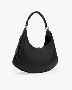 GANNI Butterfly Clasp Small Kat Bag - Black