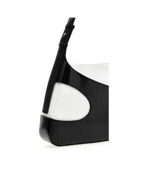 FERRAGAMO Cut Out Shoulder Bag - Black