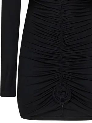 LA REVECHE Lillibet Draped Mini Dress