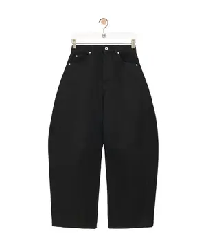 Loewe Barrel Trousers In Cotton
