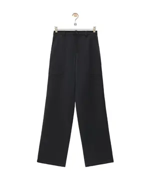 Loewe Cargo Trousers In Wool