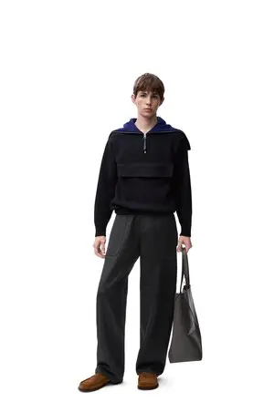 Loewe Cargo Trousers In Wool