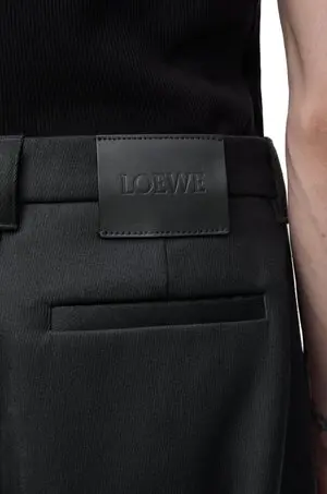 Loewe Cargo Trousers In Wool