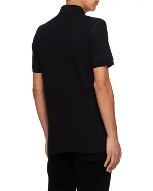 Dolce & Gabbana Dolce Gabbana Logo Plaque Short Sleeved Polo Shirt