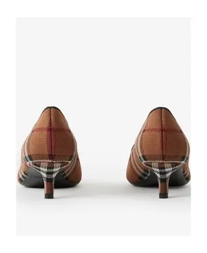 Burberry Plaid Pointed Kitten Heels