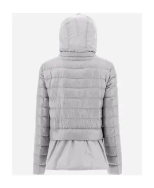 Herno Logo Down Jacket With Satin Drawstring