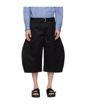 Sacai Belt Loop Twill Shorts