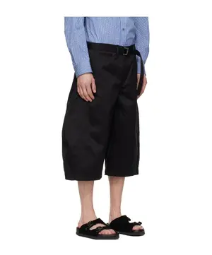 Sacai Belt Loop Twill Shorts