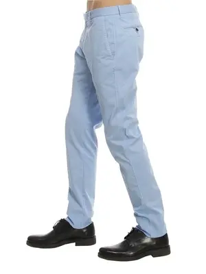 Emporio Armani Tapered Casual Trousers - Blue