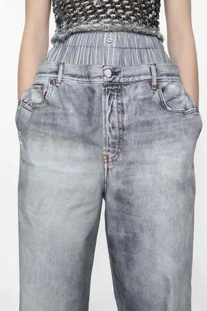 Acne Studios Printed Trousers - Grey