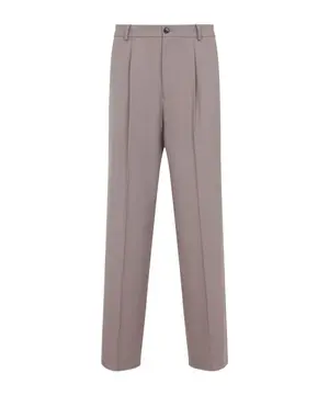 Dries Van Noten Penrud Pleated Trousers - Light Lilac