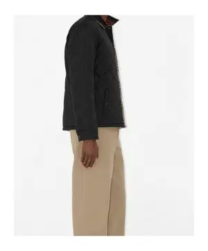 Burberry Reversible Quilted Overshirt With Classic Check Lining