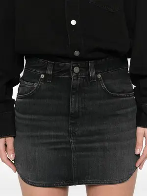 HAIKURE Long Sleeve Patchwork Denim Dress